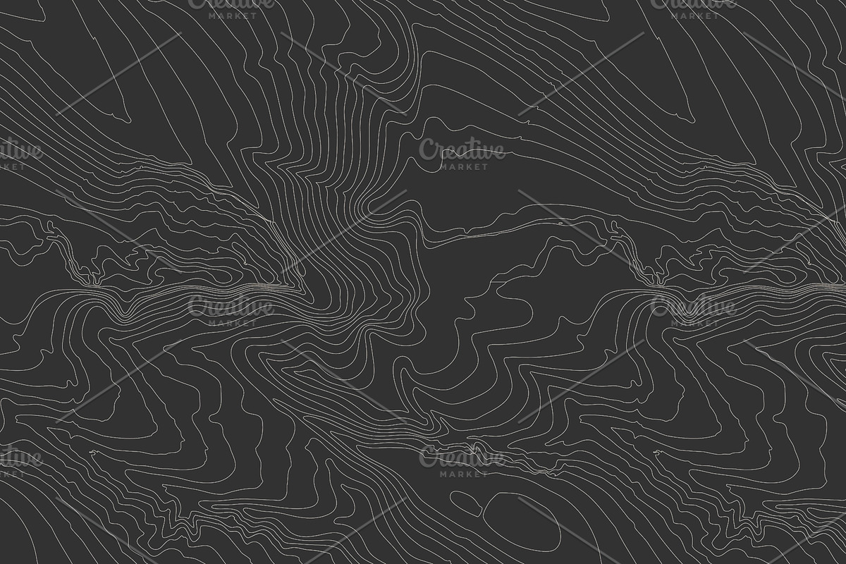 Seamless topographic map vector., a Pattern Graphic by RDShop ...