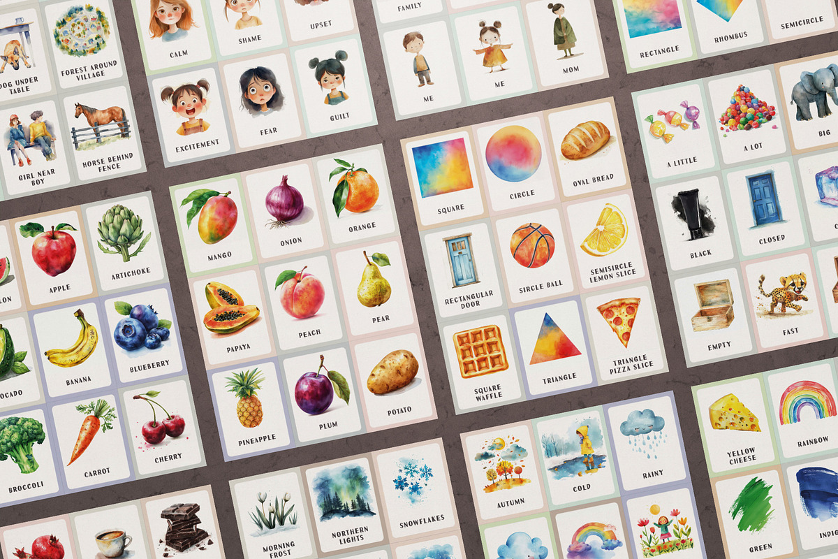 Educational Basics Cards Bundle