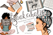 I Love Books Illustration