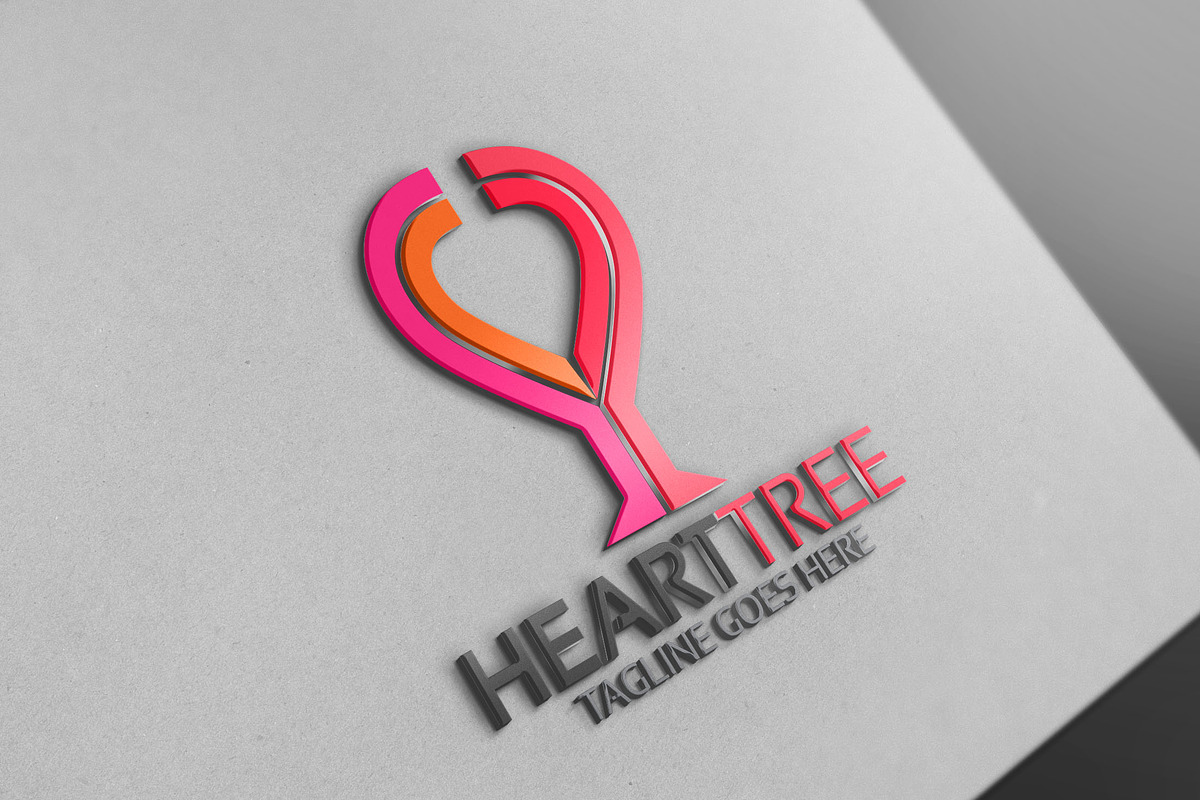 Heart Tree Logo, a Branding & Logo Template by Josuf Media