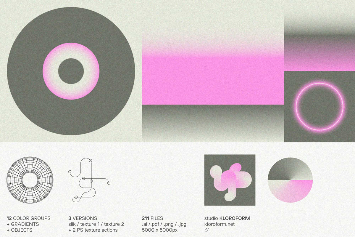 Gradient + Objects 2