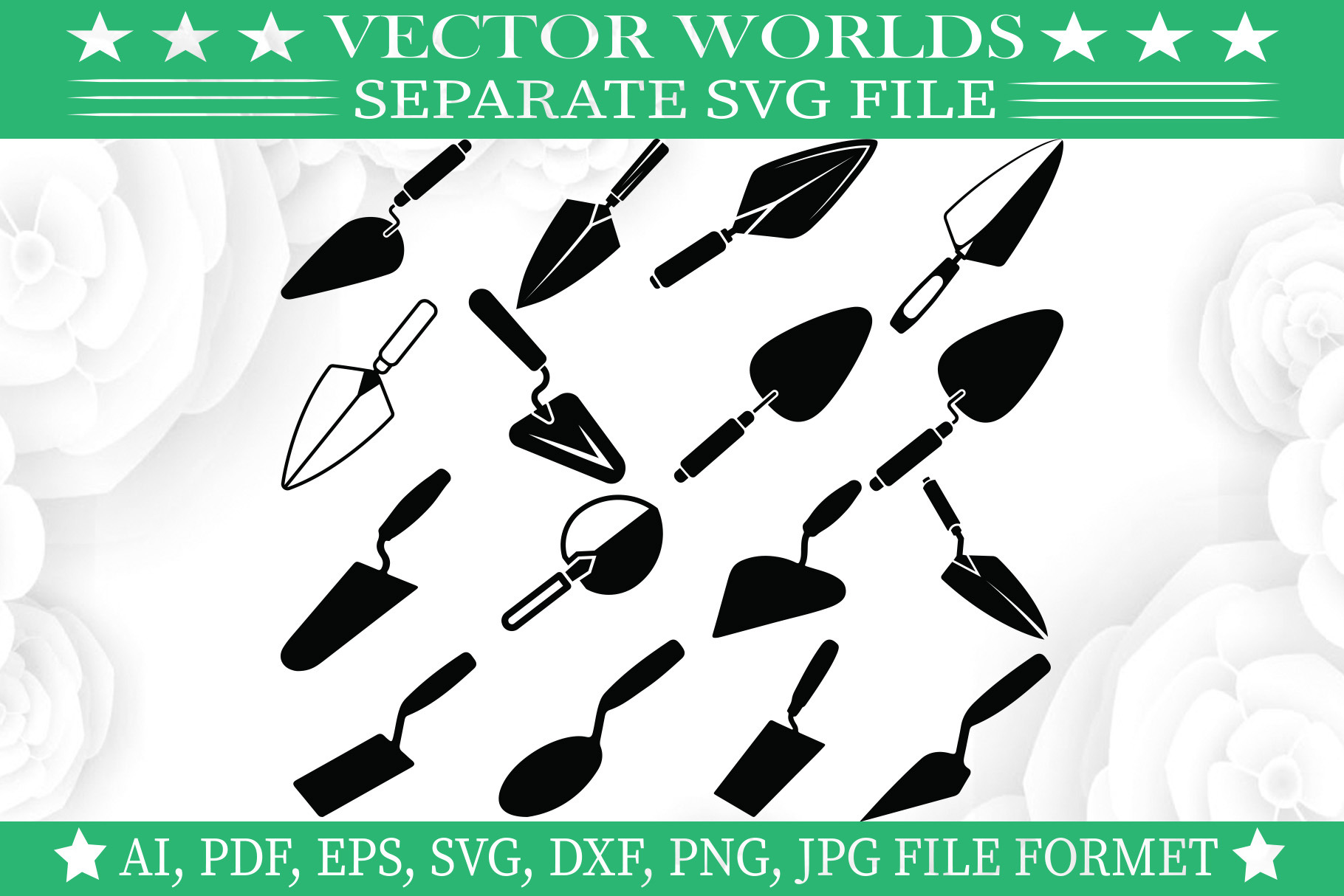 Trowel Svg, Work, Job, Trowels Svg, an Object Graphic by VectorWorlds