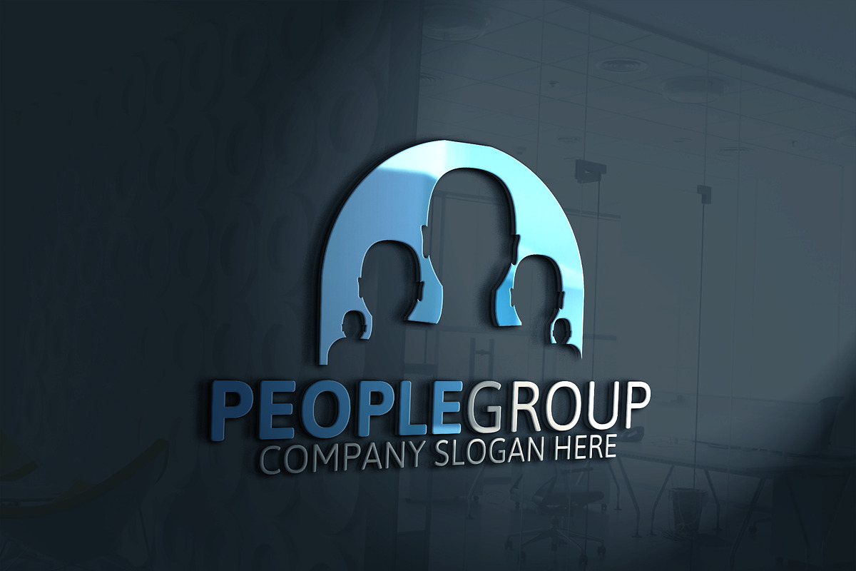 People Group Logo, a Branding & Logo Template by Josuf Media