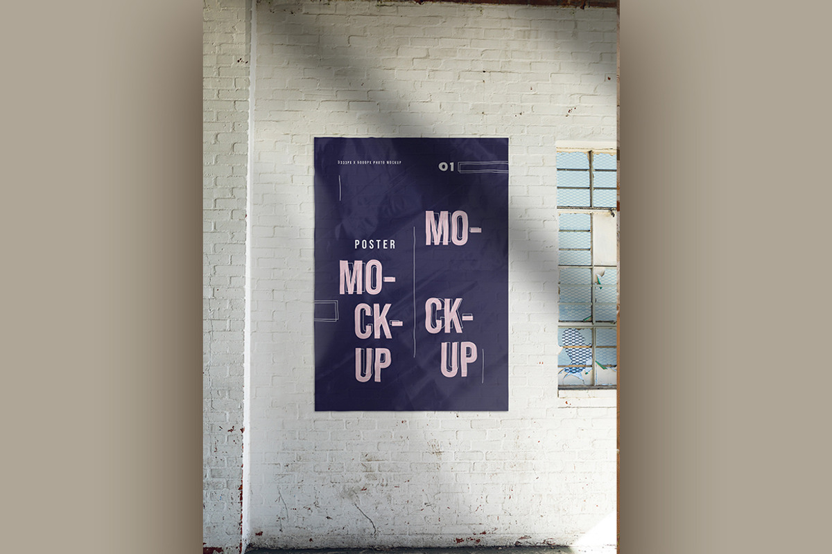 Poster Set Mockup, a Mockup by wavebreak