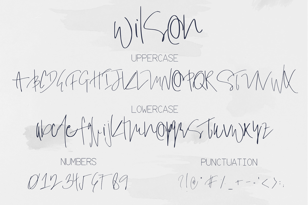 Wilson Font, a Script Font by SophieSaxo | Creative Market