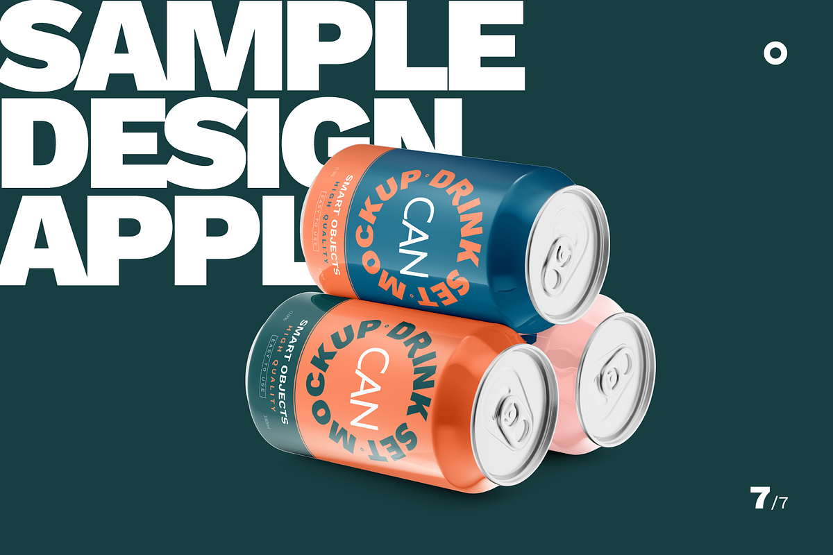 Drink Can Metallic Mockup 330ml, a Packaging Mockup by Drink Lab°