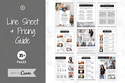 35 Editable Line Sheet Templates