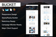 BUCKET - Responsive Email Template, an Email Template by Pennyblack ...