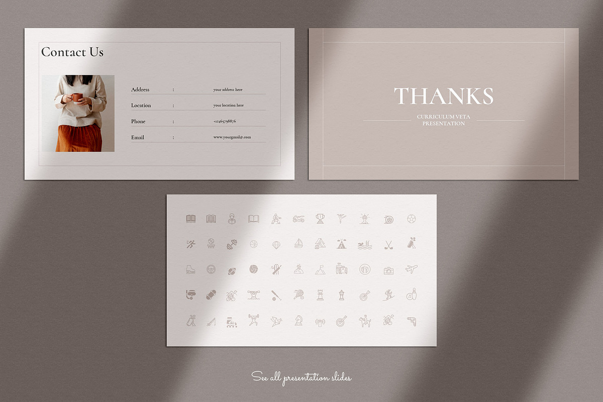 CV Presentation Template, a Presentation Template by TemplatesForest