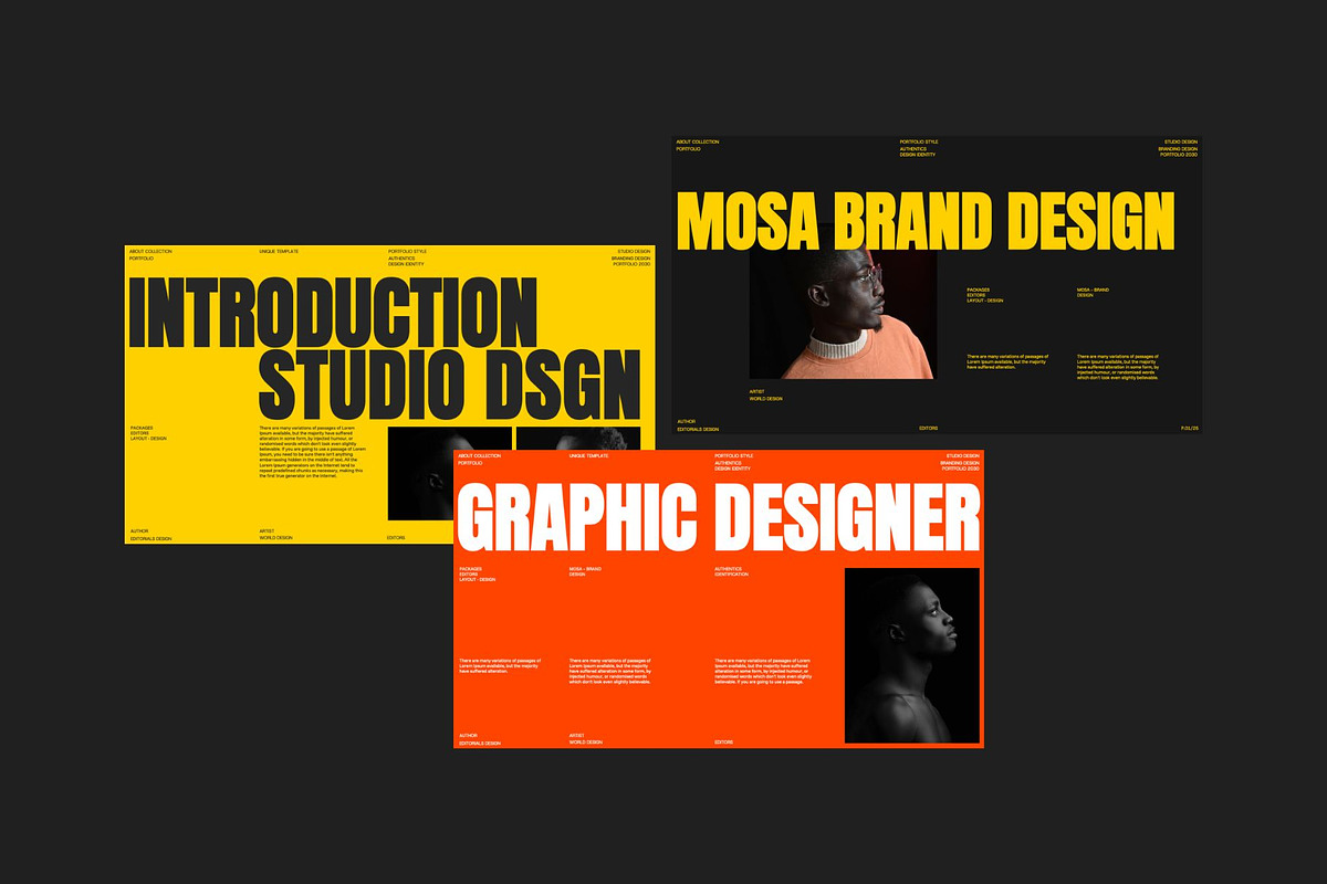 MOSA - Brand Design Keynote, a Presentation Template by Creatorism