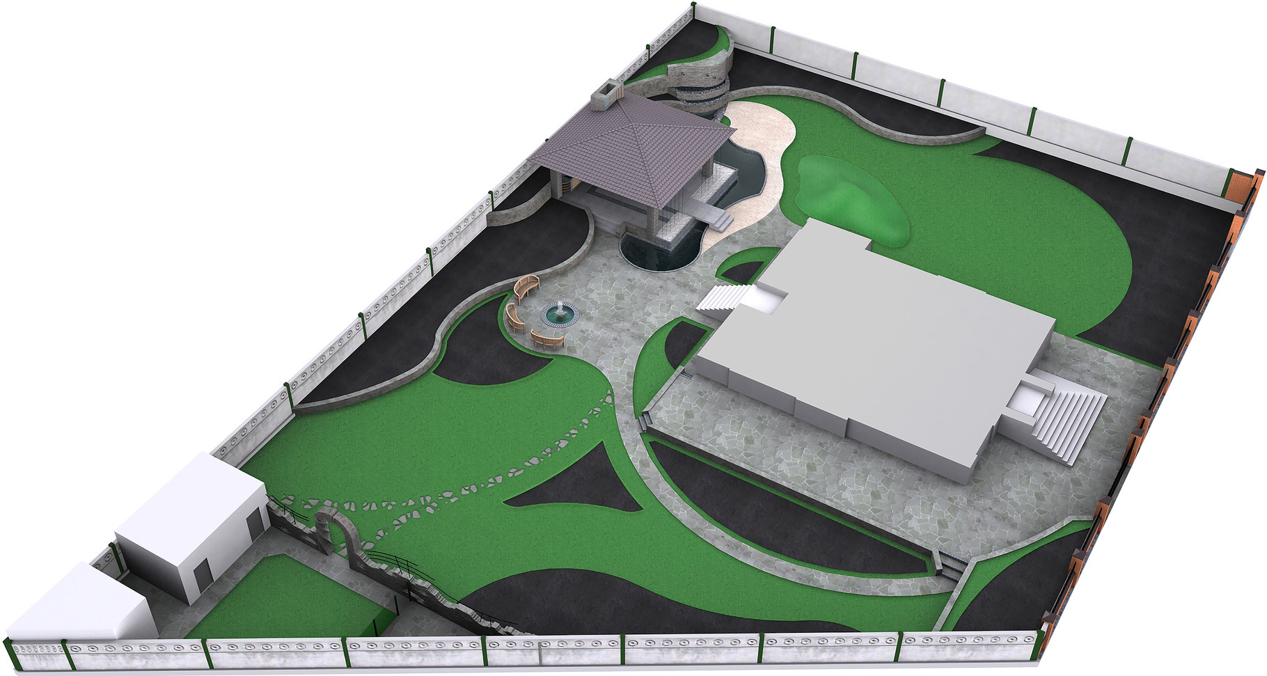 Site development plan isolated featuring master plan, general plan, and ...