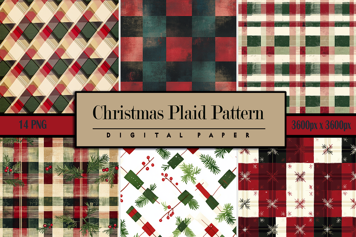 Christmas Plaid Pattern