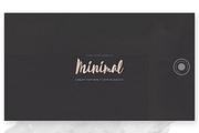 Minimal Youtube Channel Art Banners, a Social Media Template by RussGFX