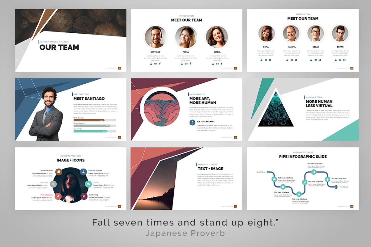 Delta | Powerpoint Template, a Presentation Template by Zacomic Studios