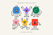 Geometric Faces, an Object Graphic by Léo Alexandre
