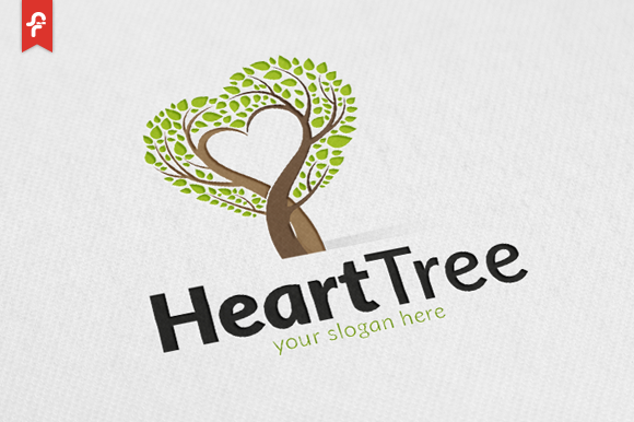 Heart Tree Logo, a Branding & Logo Template by ft.studio
