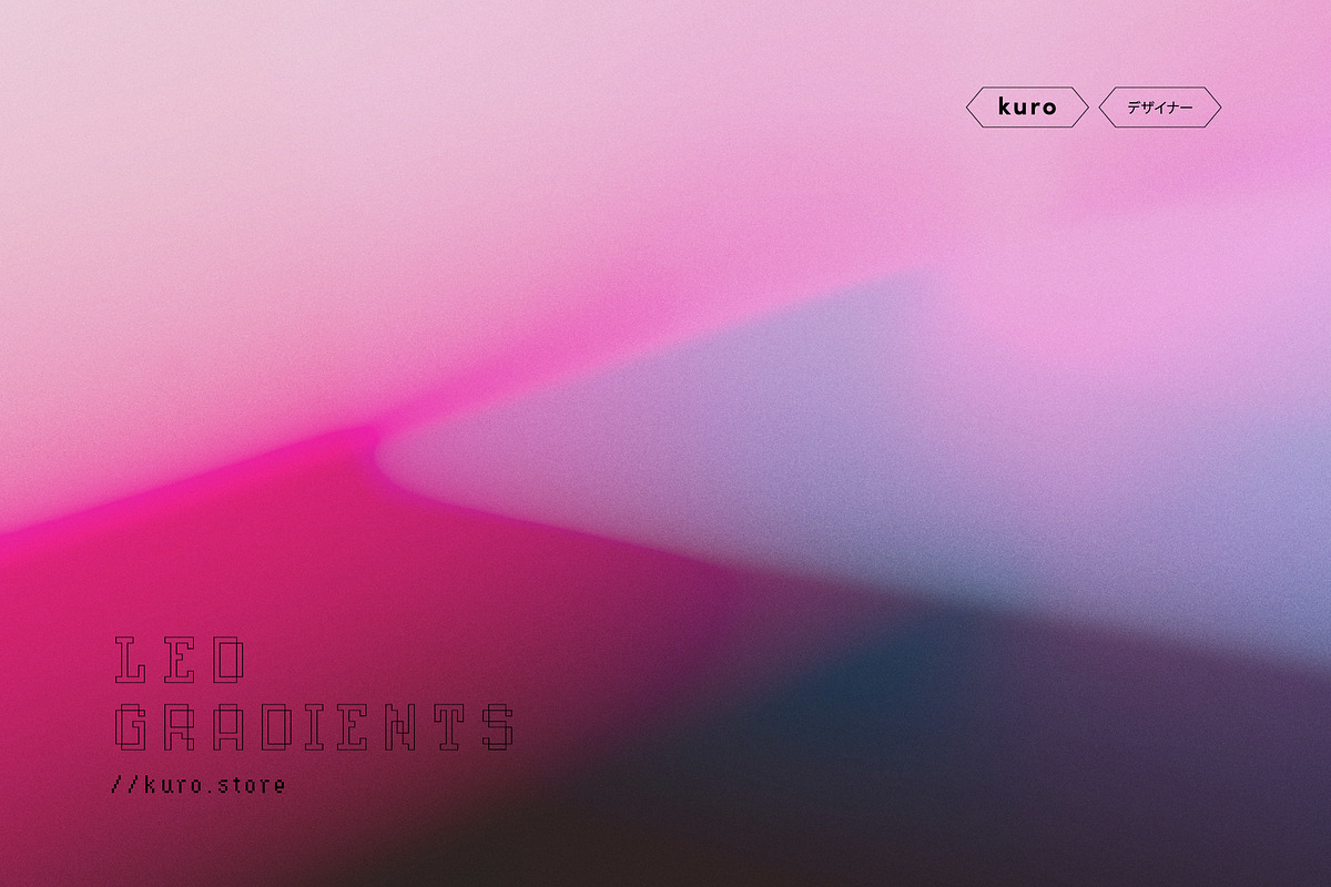 LED GRADIENTS, a Texture Graphic by kuro