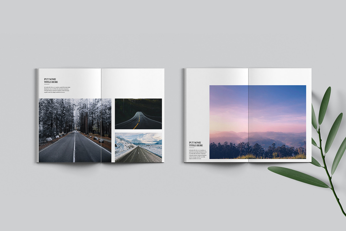 PhotoBook Template, a Templates & Theme by evgenystudio | Creative Market