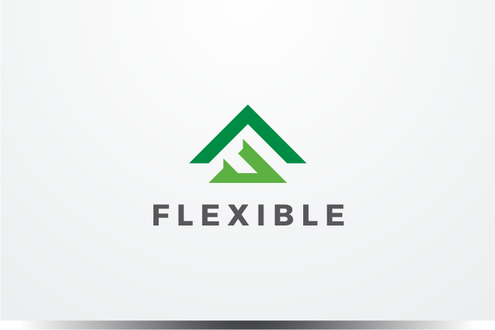 Flexible - F Logo Design, a Branding & Logo Template by yopie