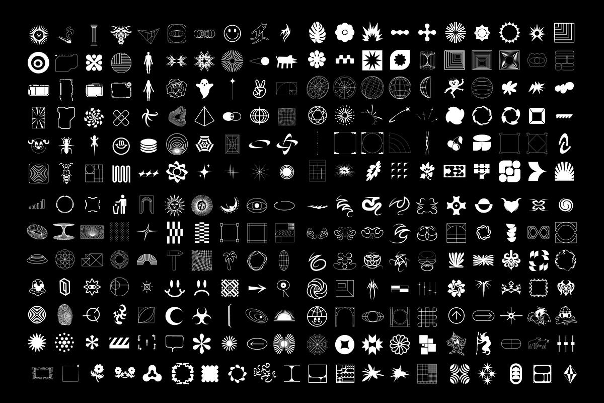 1000+ Shapes & Elements Bundle, a Graphic by Dirtybarn