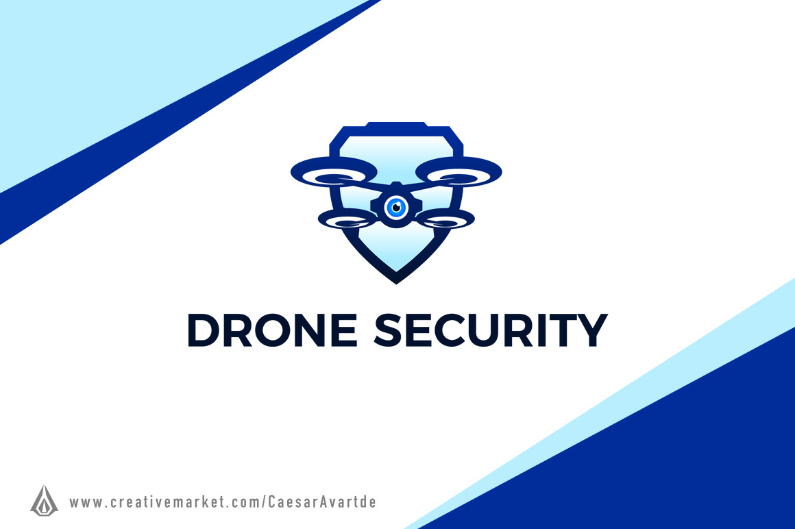 Drone Security Logo Template, a Branding & Logo Template by Avartde ...