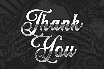 Fearless | Tattoo Font | Script Fonts ~ Creative Market