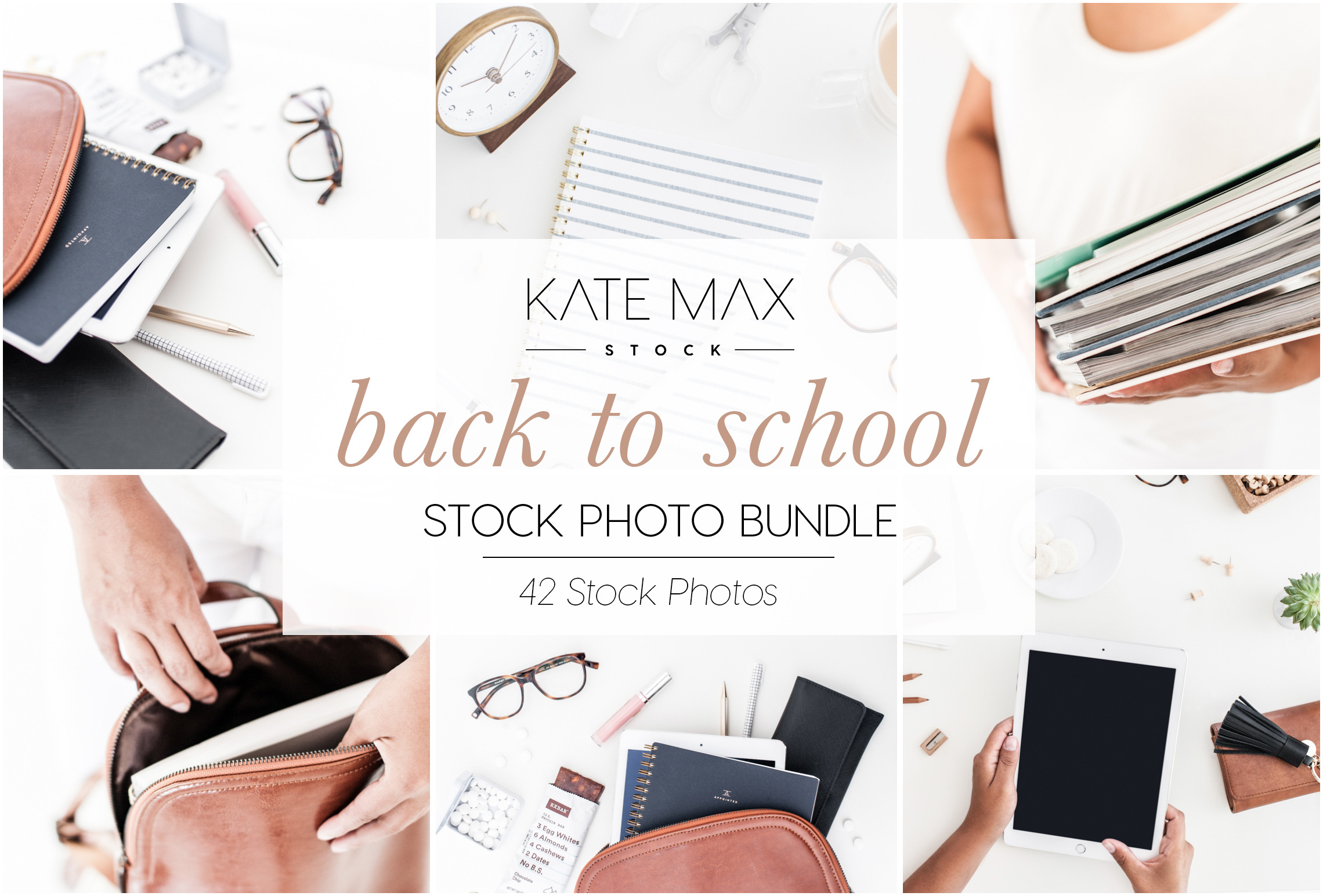 Back To School Lifestyle Bundle, a Books & Magazine Mockup by Styled ...