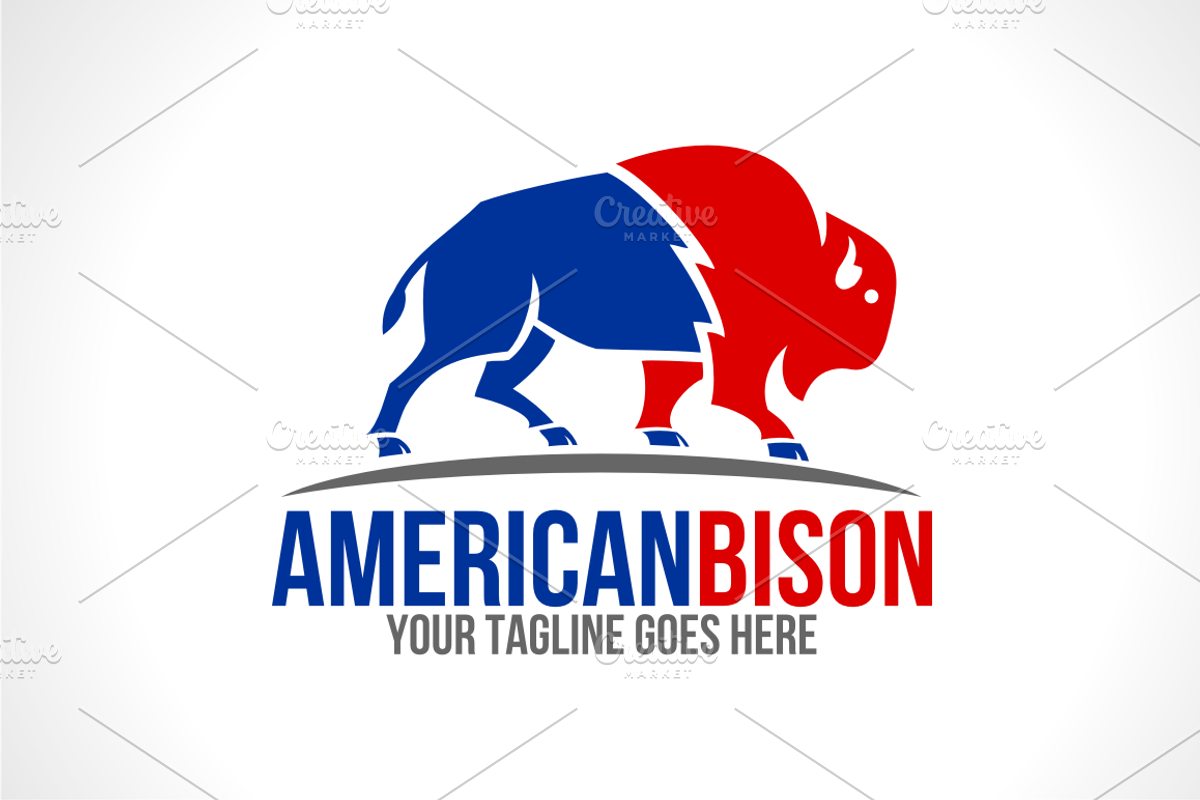 American Bison, a Branding & Logo Template by herulogo