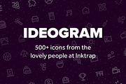 Ideogram: Icon Set by Inktrap, an Outline Icon by Inktrap | Creative Market