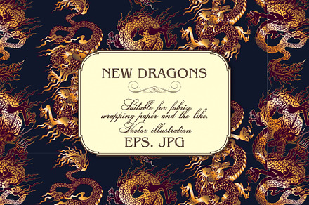 Seamless fantasy patterns, a Pattern Graphic by Designs by Helen Trupak