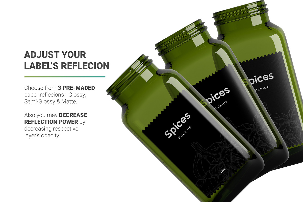 Spices Mockup, a Packaging Mockup by AY Mock-Ups