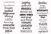 Cute Font Bundle | 30 Fonts, a Handwritten Font by KA Designs