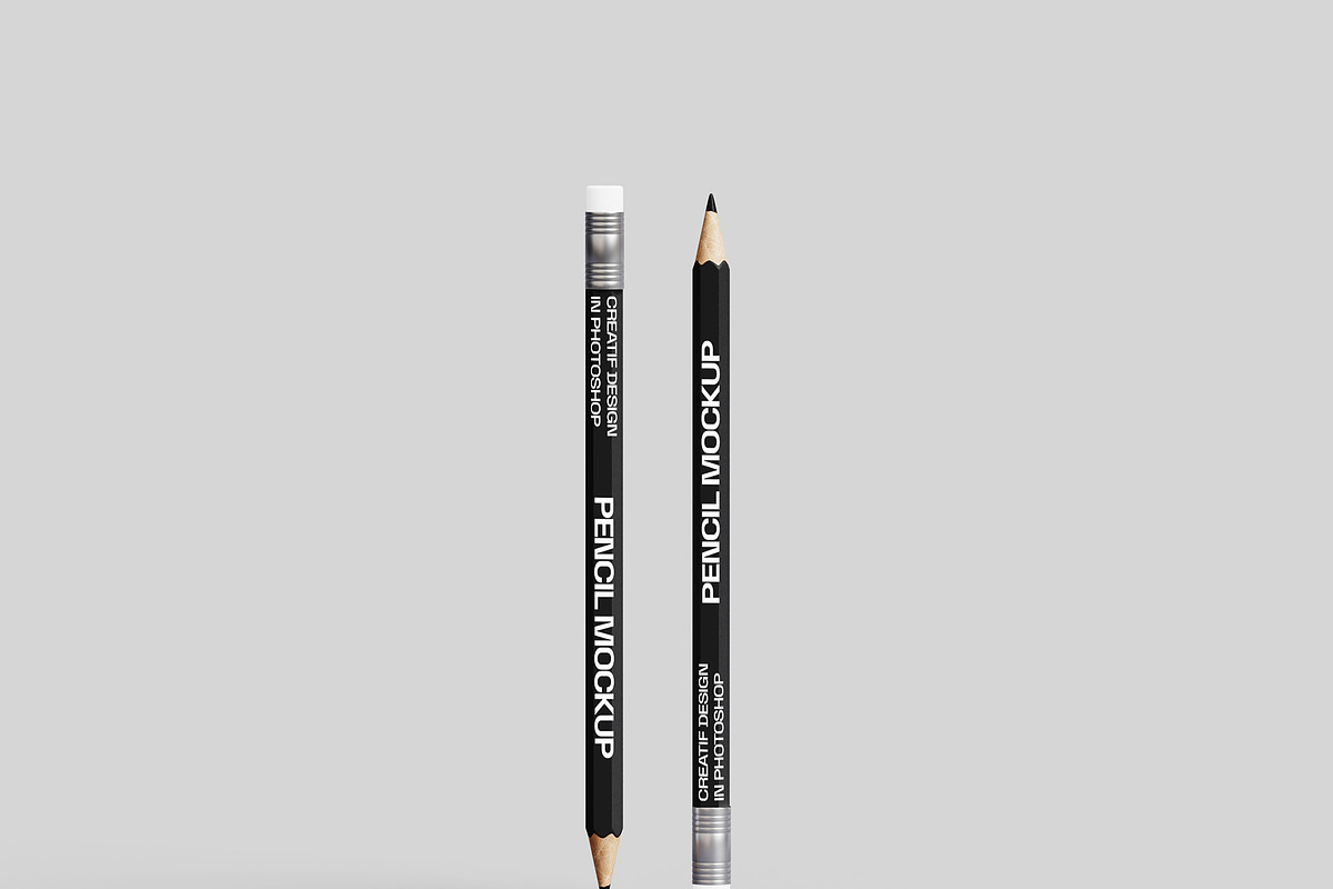 Pencil Mockup, a Pens & Pencil Mockup by Unerispace