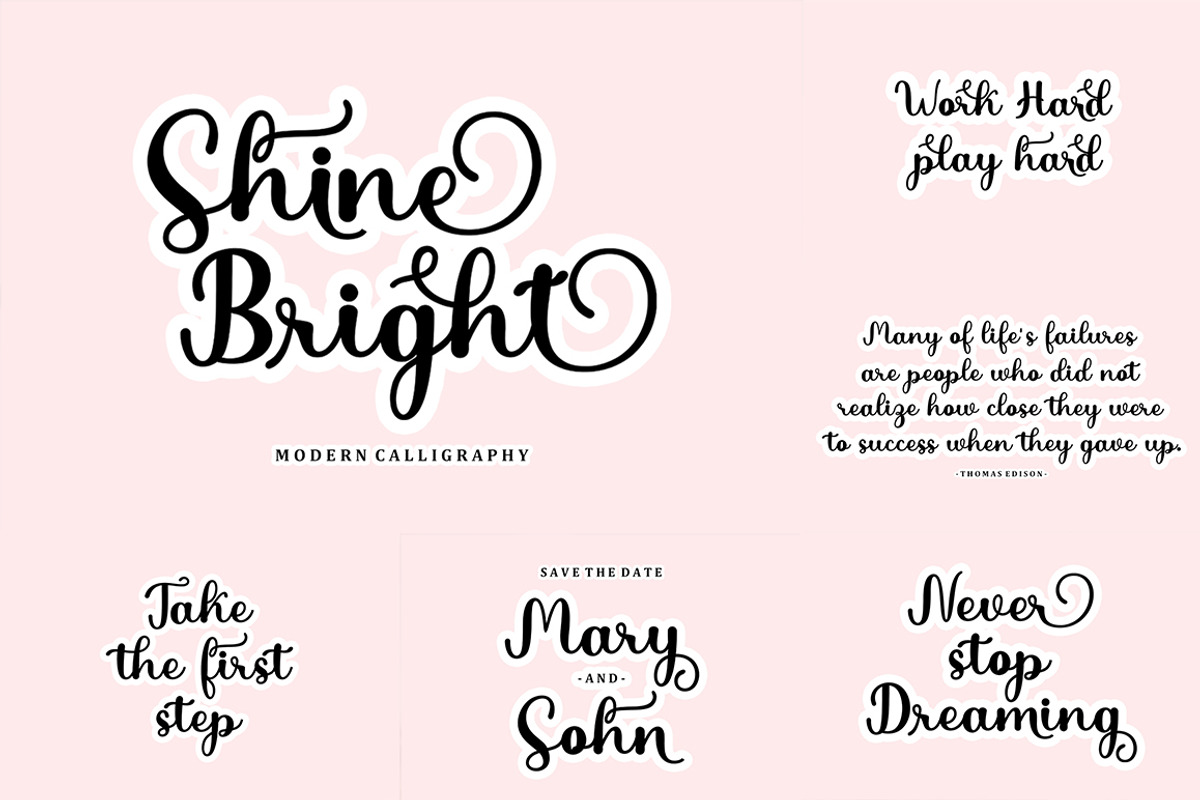 All Type Collection Font Bundle, a Script Font by Bosstype Studio