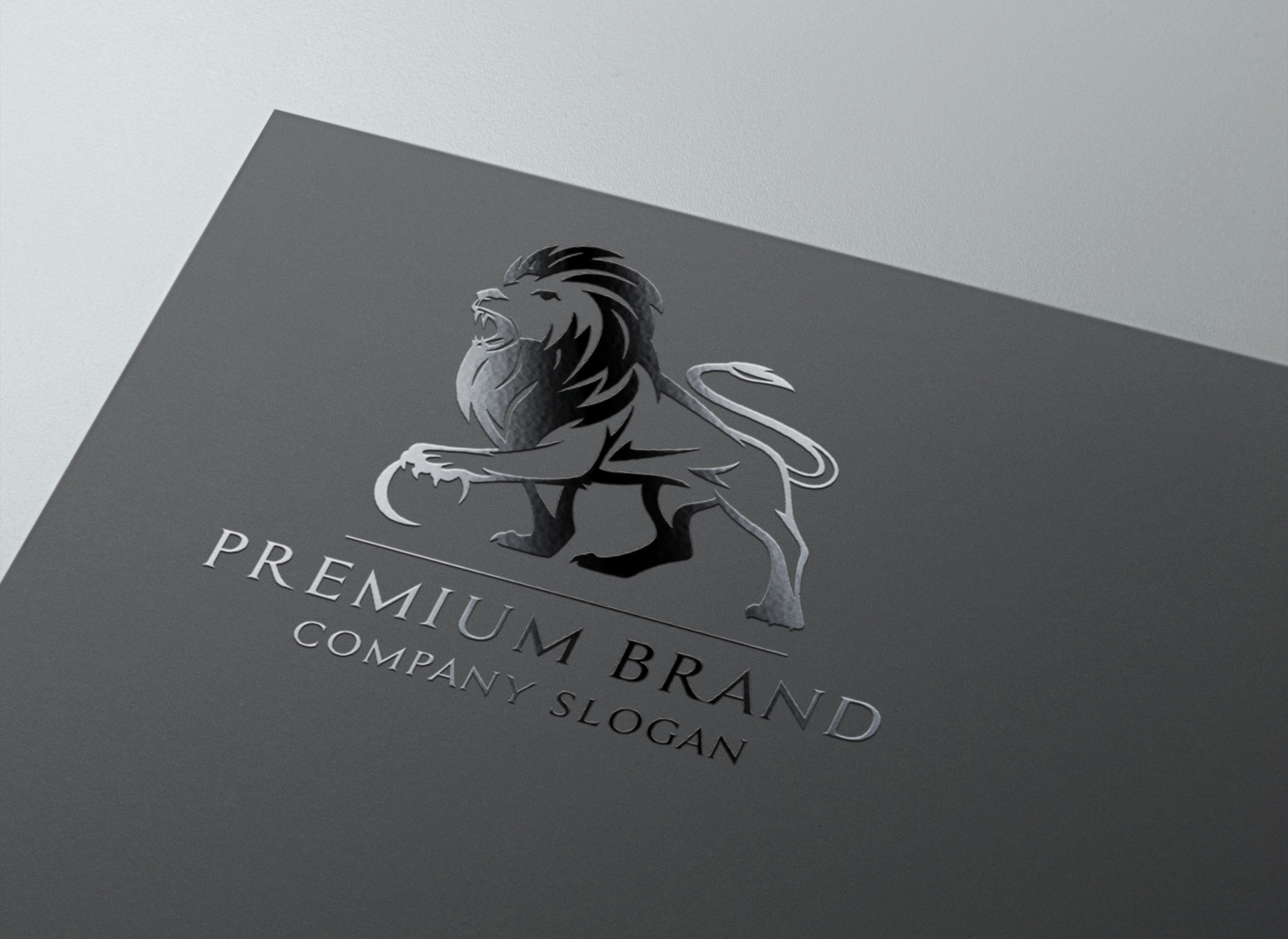 Premium Lion Logo & Mock-Up - Vector, a Branding & Logo Template by ...