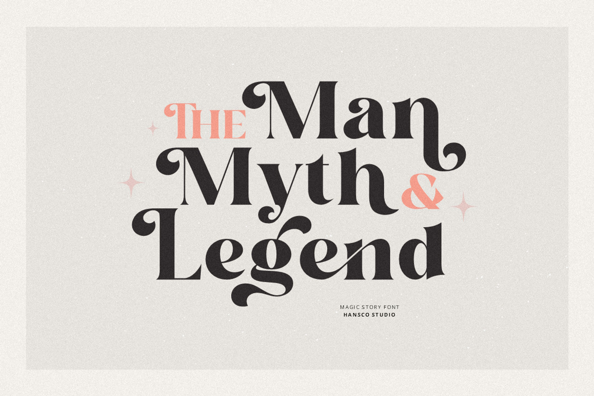 Magic Story Font, a Serif Font by HansCo Studio