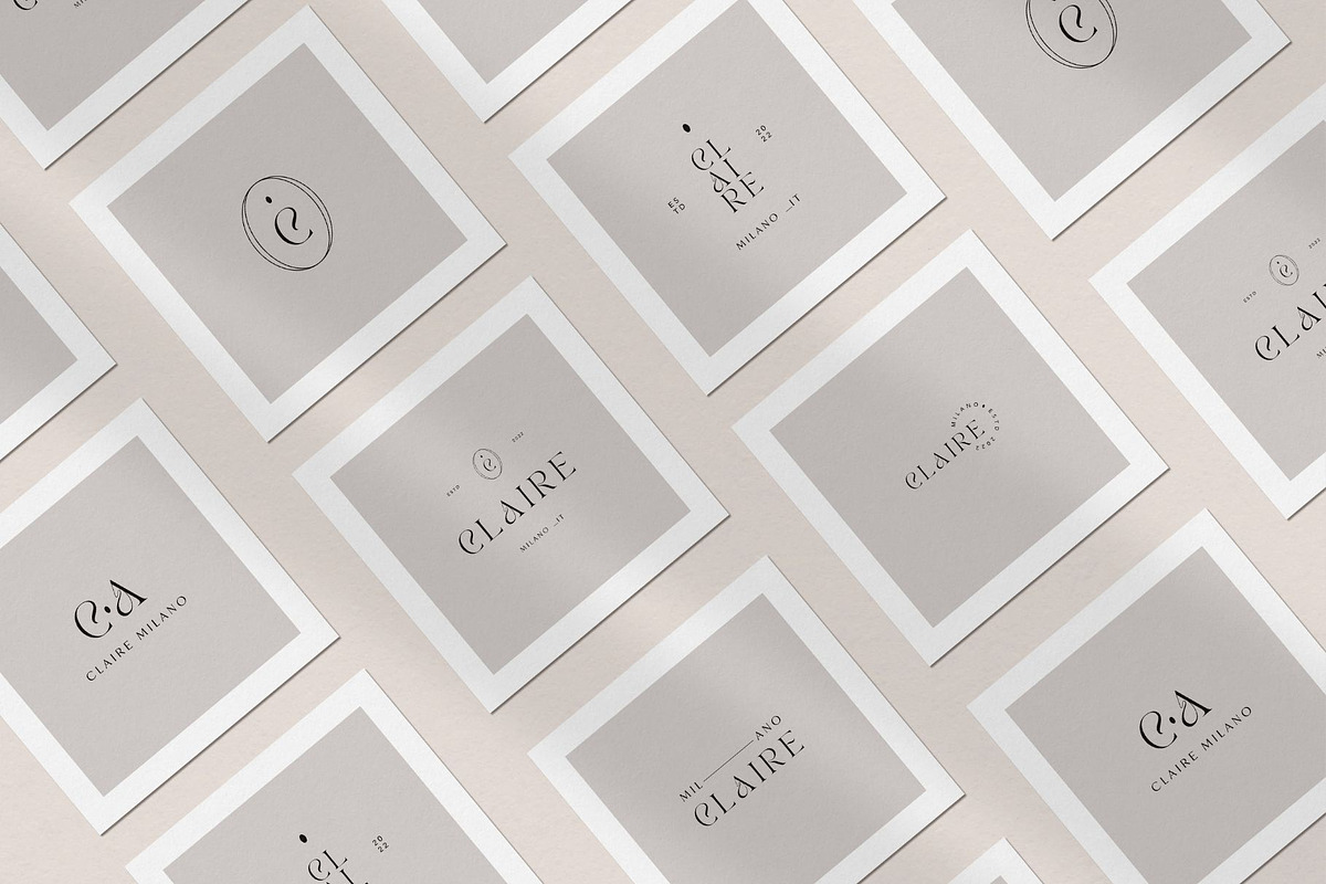CLAIRE Logo Kit, a Branding & Logo Template by Studio Suvelle
