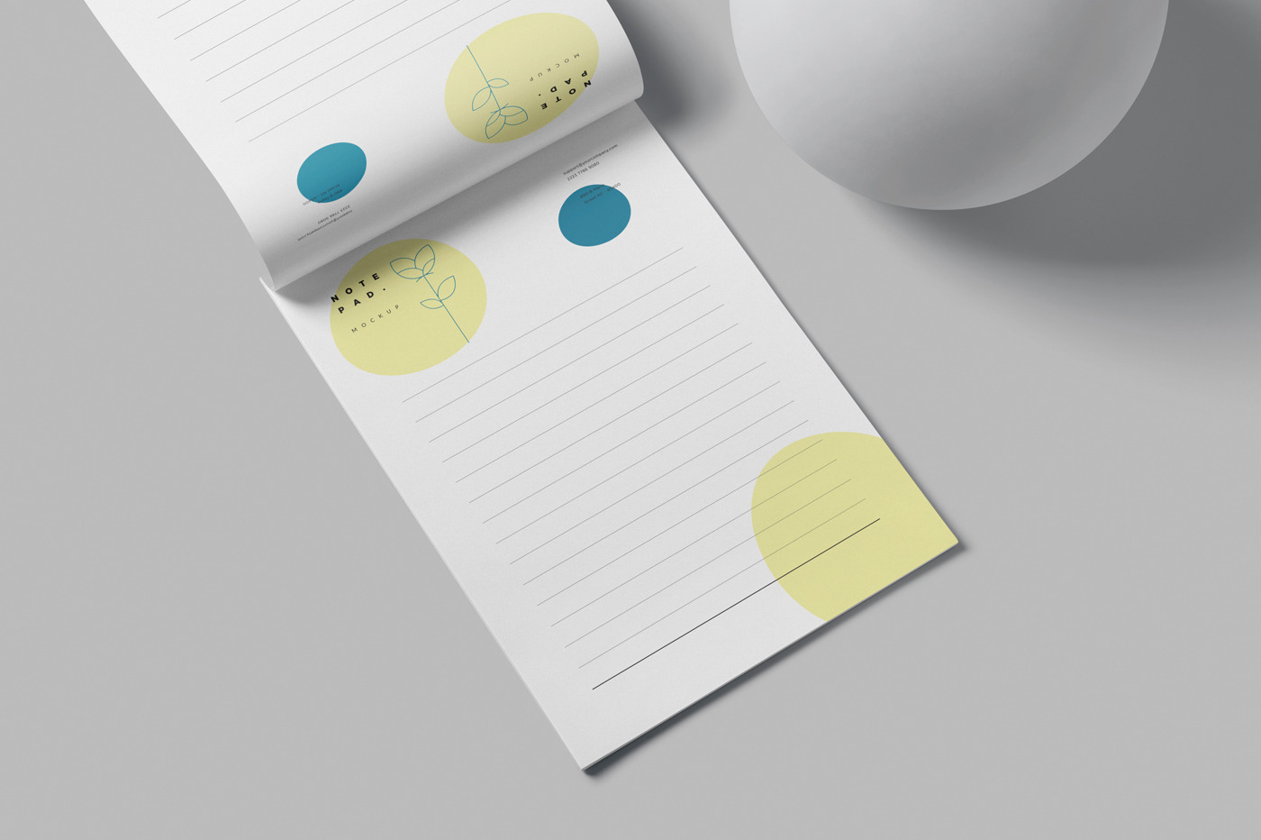 A4 Writing Pads Mockups, a Books & Magazine Mockup by DesignNeutrons