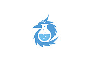 dragon laboratory logo, a Branding & Logo Template by ZHR Creative