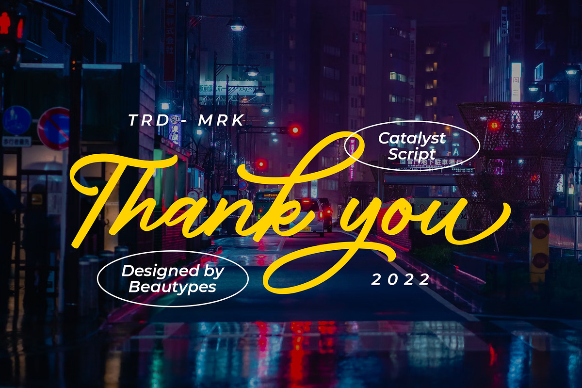 Catalyst Script - Modern Hanwritten, a Handwritten Font by Beautypes