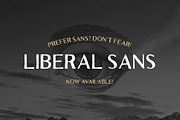 Liberal Hand, a Serif Font by Tom Chalky