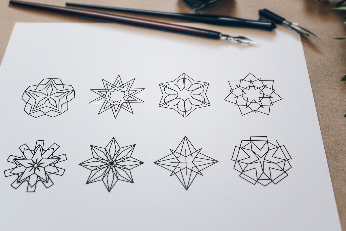 Sacred Geometry Shapes Set, an Object Graphic by Affinity Templates