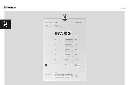 Invoice Template / Order Form | Stationery Templates ~ Creative Market