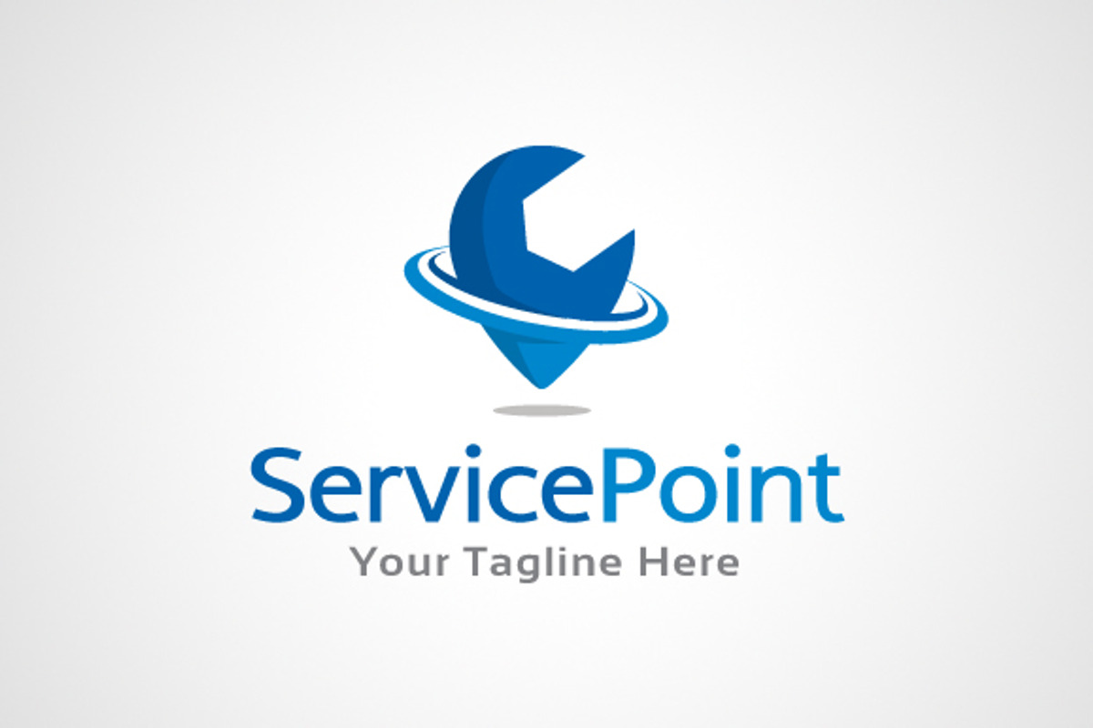 Service Point Logo Template, a Branding & Logo Template by gunaonedesign