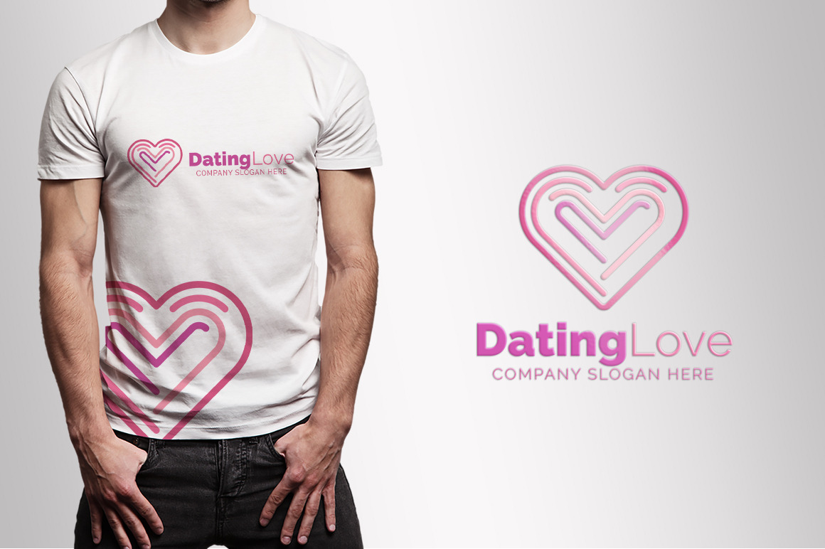 Dating Love Logo, a Branding & Logo Template by essegraphic