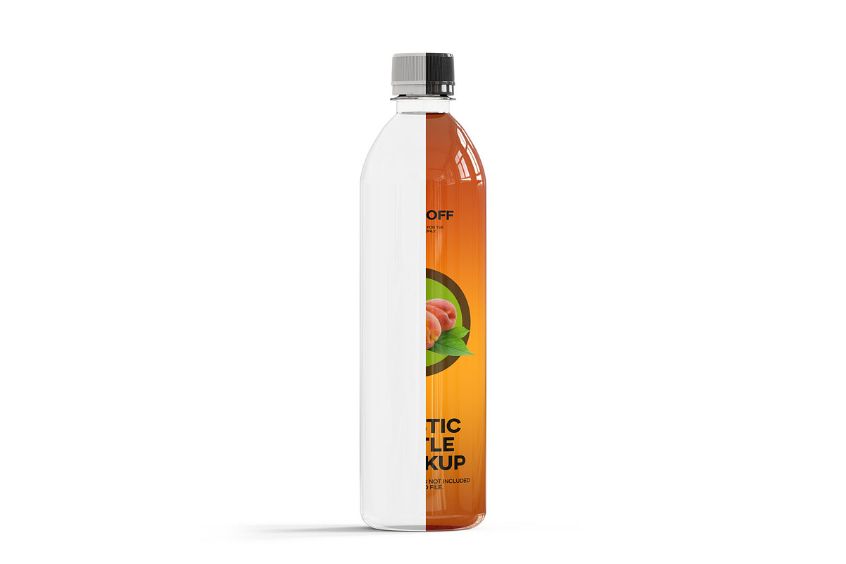 0,5L Iced Tea Bottle Mockup, a Product Mockup by Green Art - 2