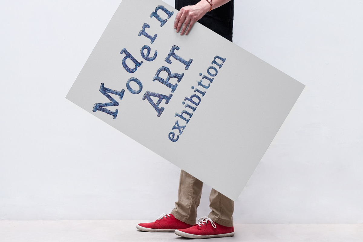 True Oil OpenType-SVG Font, a Font by Big Bundles Shop