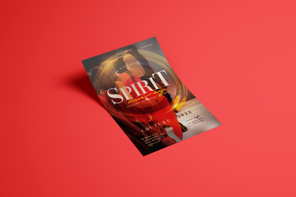Spirit Runway Flyer Template, a Flyer Template by Touringxx Creative Studio