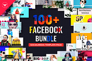 Facebook Post Template Bundle | Social Media Templates ~ Creative Market