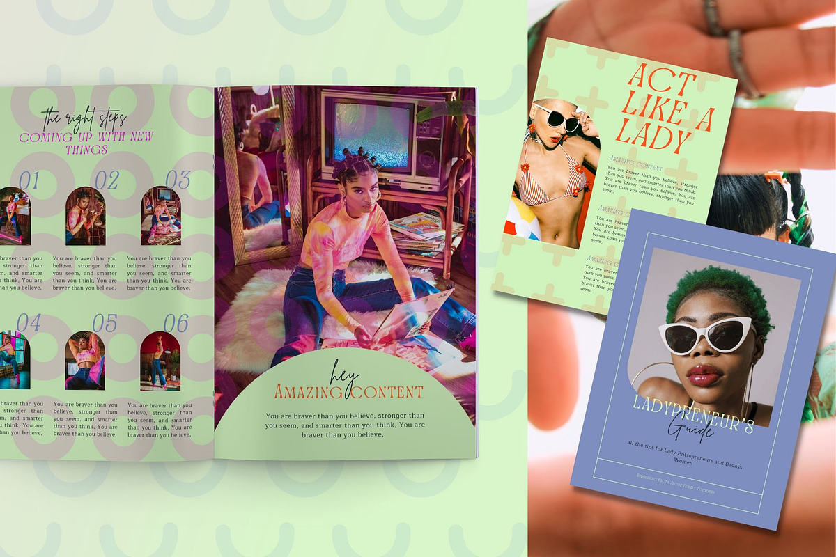 modern Ebook template in CANVA | Creative Market